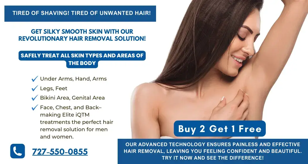 Laser Hair Removal Packages Buy 2 Get 1 Free